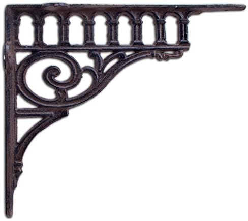 Amazon.com: FLAG EMOTES Cast Iron Wall Shelf Bracket Brace Decorative ...