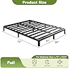 Amazon.com: Yicensen 9 Inch Full Bed Frame with Rounded Corner Legs ...