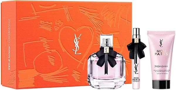 Amazon.com : YVES SAINT LAURENT Mon Paris Gift Set (Eau de Parfum Spray ...