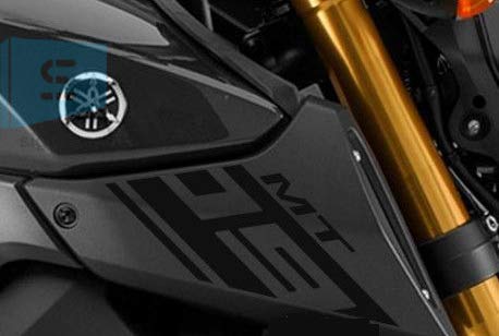 SIGN EVER Mt 09 Yamaha Bike Stickers Bike Fz Mt 09 Tank Sides Visor ...
