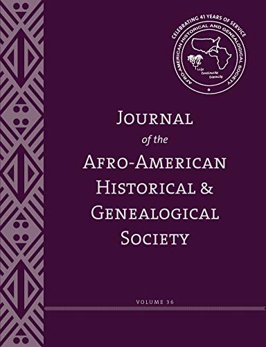 Amazon.com: Journal of the Afro-American Historical and Genealogical ...