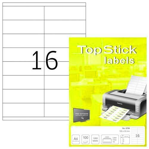 KROGER : A4 Size White Self Adhesive Label/Sticker for Printer (Inject ...