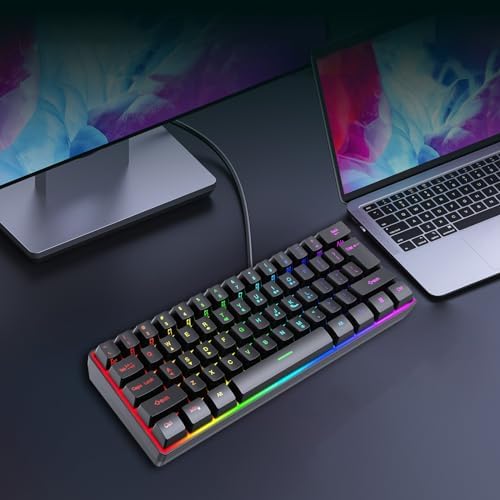 Amazon.com: Wired Illuminated Gaming Keyboard Backlight Mechanical ...