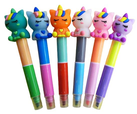 YBN IceCream & Unicorn twin Stick Popsicle Shape Highlighters | Set Of ...