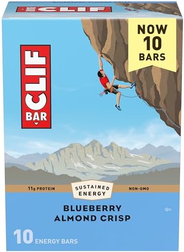 Amazon.com: Clif Bar - Blueberry Almond Crisp - Made with Organic Oats ...