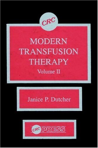 Buy Modern Transfusion Therapy, Volume II Book Online at Low Prices in ...
