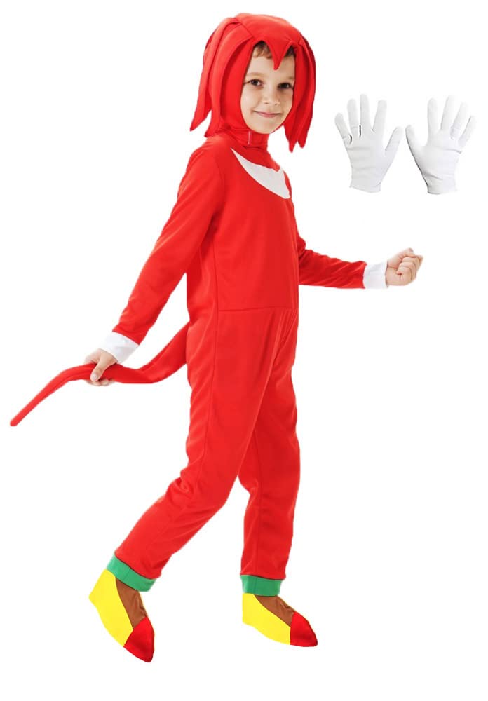 Snapklik.com : Halloween Deluxe Sonic Costume Kids Cartoon Knuckles The ...