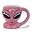 Amazon.com: MUGNIV Novelty Pink Alien Mug - Cute Coffee Mugs for Women ...