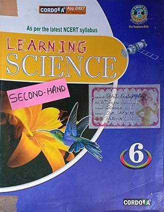 Cordova learning Science Class 6 (Second Hand & Used Book) (S ...