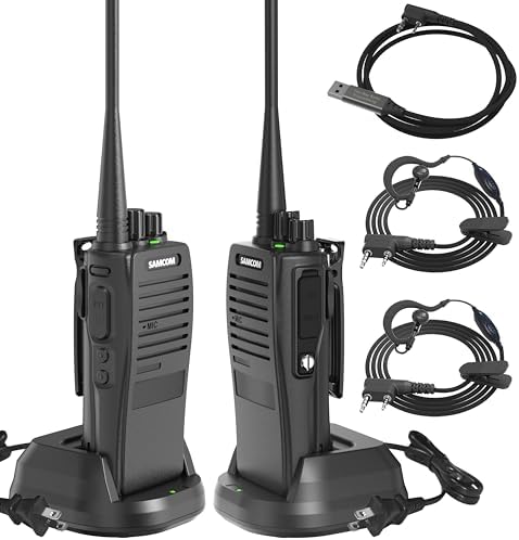 Amazon.com: SAMCOM FPCN20A Walkie Talkies with Earpiece, Upgrade ...