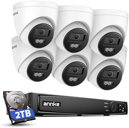 Amazon.com : ANNKE 4K PoE Security Camera System, 12MP H.265+ 8CH NVR ...