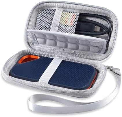 Homeaura Hard Drive Storage Bag Compatible with Portable SSD 500GB ...