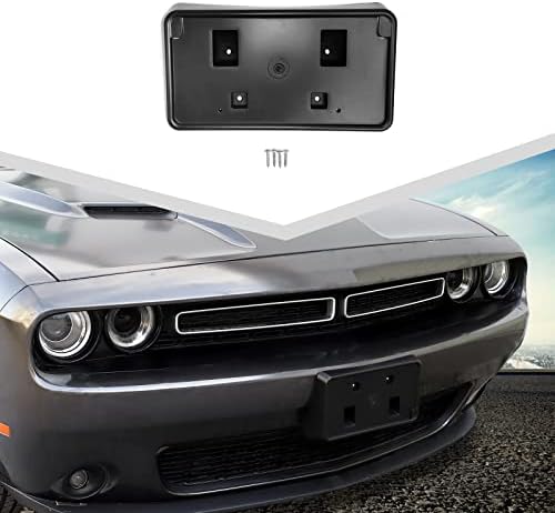 Amazon.com: Jimen for Challenger License Plate Holder, Front License ...