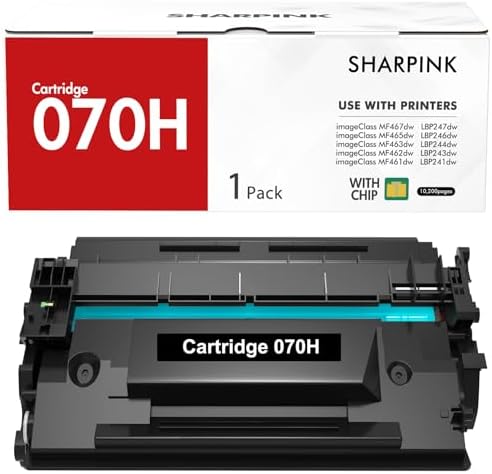 Amazon.com: 070H 070 Black Toner Cartridge: 070 Compatible for Canon ...