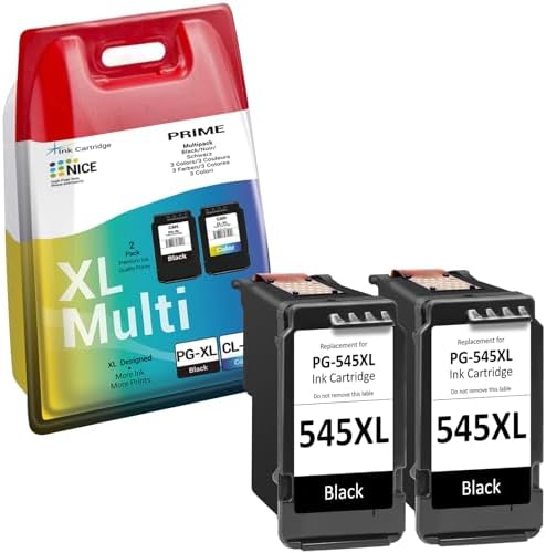 545 Black Ink Cartridge, ATOPINK PG-545XL 545XL PG-545 Replacement for ...