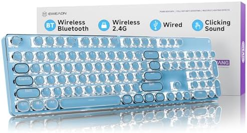 Amazon.com: SEUNKWANG EWEADN V3 Wireless Keyboard and Mouse with Single ...