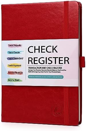 Amazon.com : Check Register, Account Ledger Transaction Register Log ...