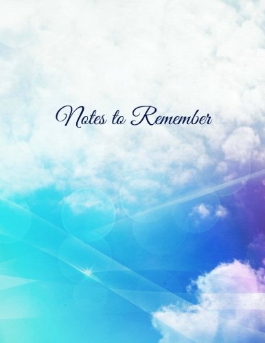 Buy Notes to Remember (Large Notebooks with 150 College-ruled Lined ...