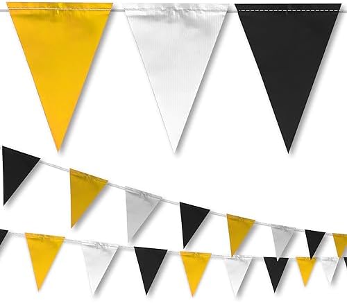 Amazon.com: NACARUM Red & White & Green Pennant Banner Flags | OSHA ...