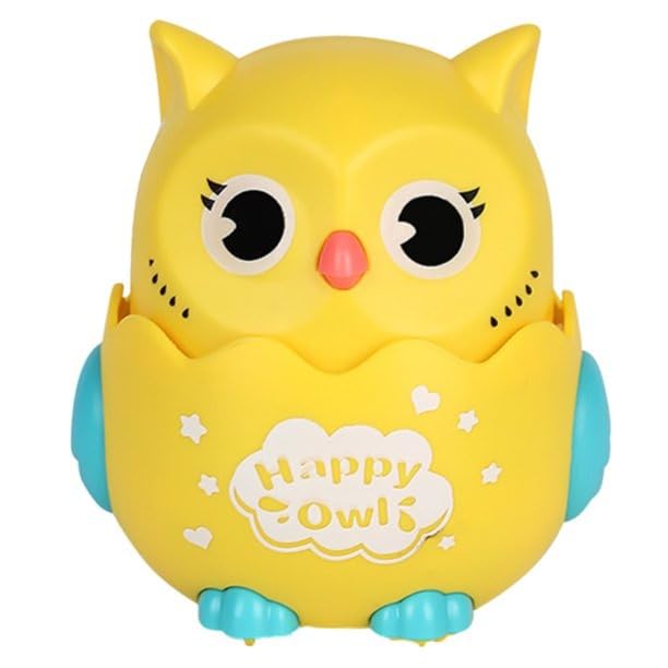 Buy Cute Press and Go Owl Toy 1 Pc Crawling Animal Toy Owl 360° Head ...