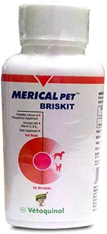 Buy Vetoquinol Merical Pet Briskit Calcium Phosphorus Supplement ...