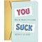 Amazon.com : Supoeguk Cute Poem Thank You Card for Best Friend, Sweet Appreciation Card for ...