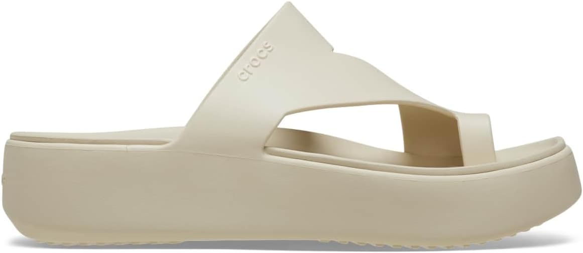 Amazon.com | Crocs Women's Getaway Toe Loop Platform Sandals, LiteRide ...