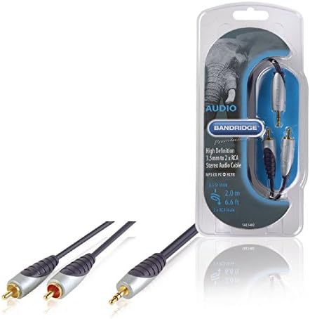 Bandridge SAL3402-2.0M Premium Performance Portable Audio Cable ...