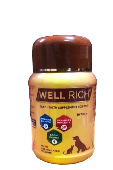 Skyec Advanced Well Rich Daily Health Supplement for Pets, 30 Tablets ...