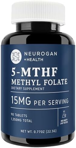 Amazon.com: L-5-MTHF Methyl Folate Supplement, 15 mg - Active Folic ...
