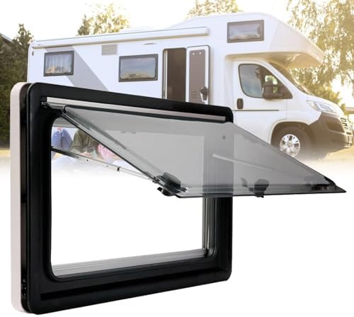 Motorhome Side Window Replacement, Double Glazed Hinged Vent Window for ...