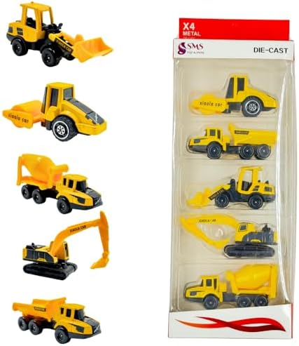 ToysEpic Metal Construction Car Set for Kids - Engineering Automobile ...