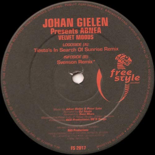 Amazon.com: Johan Gielen Pres Abnea / Velvet Moods (Remix): CDs & Vinyl