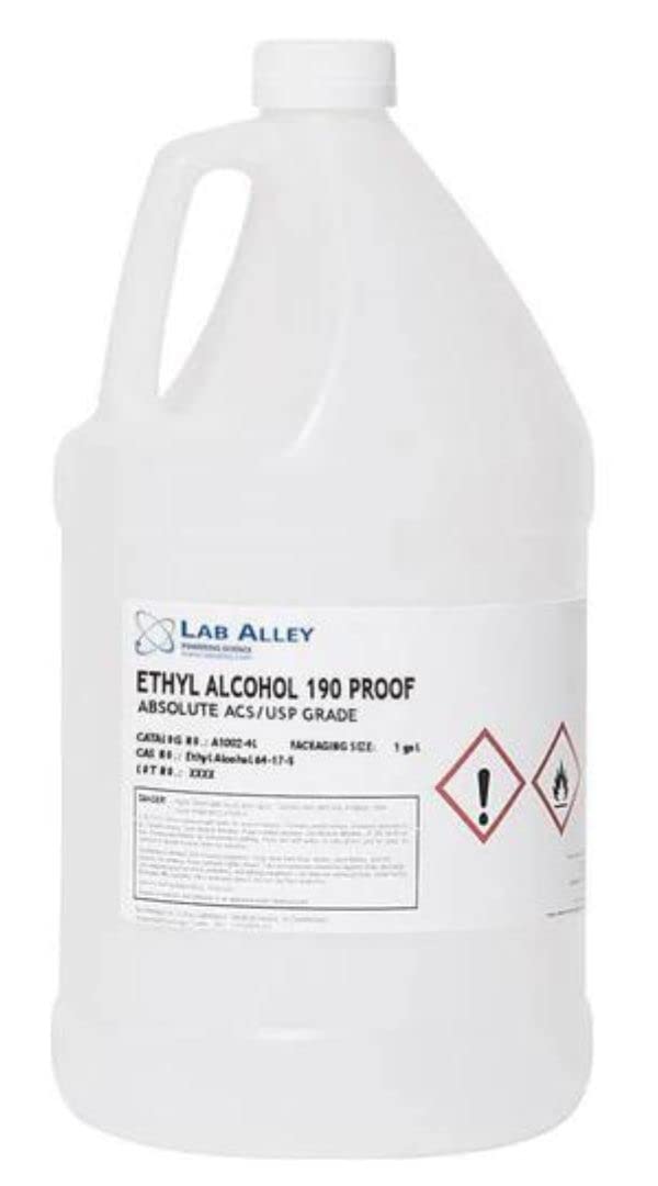 Ethanol 190 Proof (95%) Non-Denatured Alcohol, USP/FCC Food Grade ...