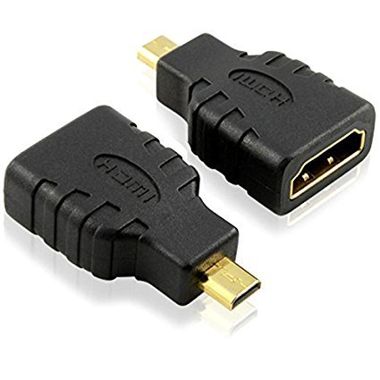 Buy Akshaj HDMI Type A Female to Micro HDMI D Male Adapter Converter ...