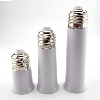 Spare Part 2pcs LED Light Bulb Adapter E27 to E27 Base Socket Plug ...