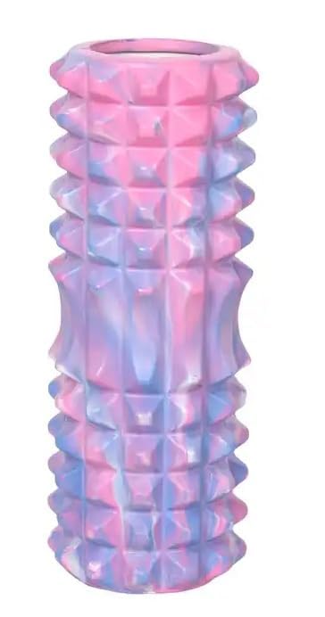 SAKSHAT Foam Roller for Exercise, Solid Core EVA Foam Roller with Grid ...