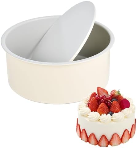 Amazon.com: Guowall 6 inch Removable Bottom Round Cake Pan for Layer ...