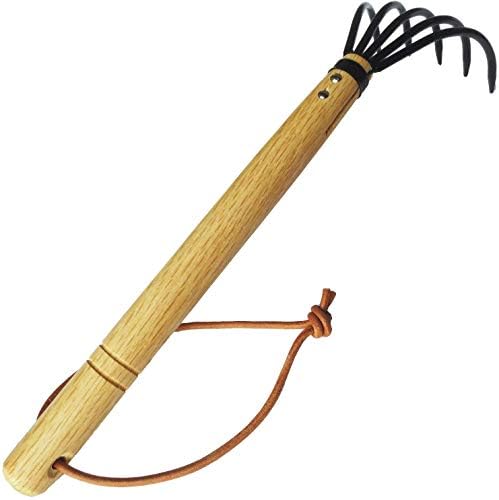 Hand Rake,Portable Digging Tool Mini Steel Rake For Garden ...