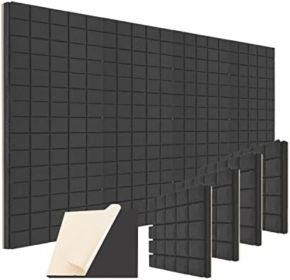 Amazon.com: BEIYIN 12 Pack Self-Adhesive Sound Proof Foam Panels, 2"X12 ...