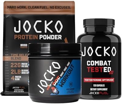 Amazon.com: Jocko Fuel Ultimate Gym Bundle - Chocolate Protein Powder ...