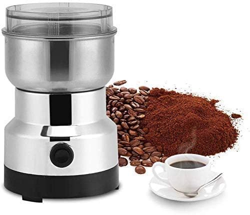Stainless Steel Electric Portable Coffee Bean Grinder Grinding Spices ...