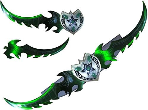 49" Double Blade Illidan Warglaive of Azzinoth Stainless Steel Replica ...