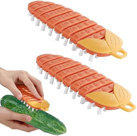 Bansusu 2 Pcs Vegetable Brush Scrubber For Food Scrubbing Potato ...