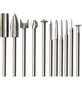 10PCS Wood Carving Drill Bits Set, HOMEIDOL 1/8" Shank Wood Carving ...