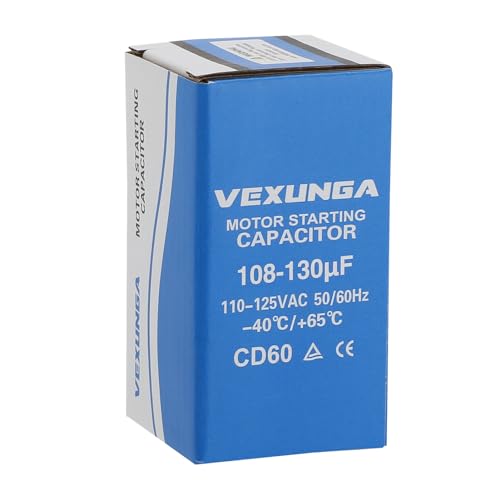 Snapklik.com : 108-130 uF MFD 110-125 VAC 50/60 Hz Round Motor Start ...