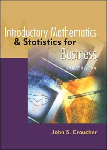 Amazon.com: Introductory Mathematics and Statistics for Business ...