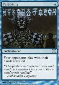 Amazon.com: Magic The Gathering - Telepathy (113/383) - Tenth Edition ...