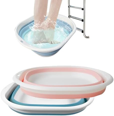 Amazon.com: 2 Pack Inflatable Pool Foot Bath Basin-Folding Pool Foot ...