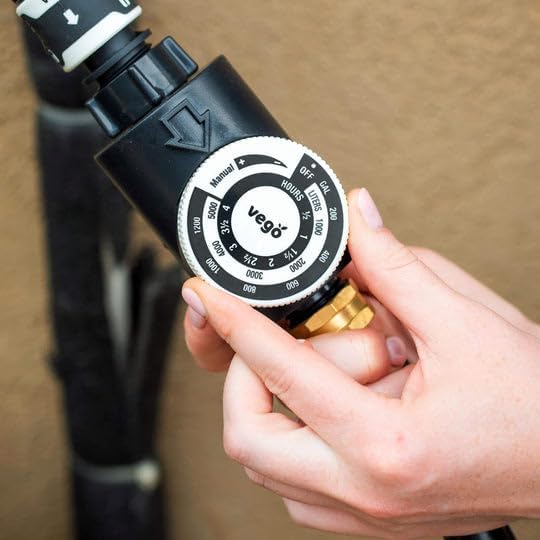 Amazon.com: Vego Water Flow Meter Timer for Garden Hose Watering, Lawn ...